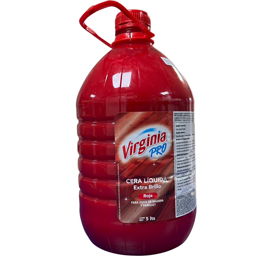 Cera Liquida Roja Piso de Madera 5 Lt Virginia – Higiesol