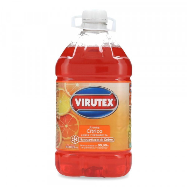 Limpiador Multiuso Aromatizante y Desinfectante Cítrico Virutex 4000 cc ...