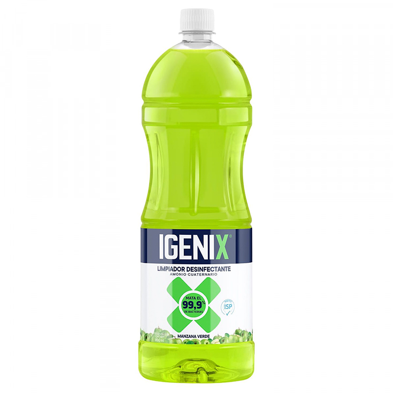 Limpiador Desinfectante Igenix Manzana Verde 900 ml – Higiesol
