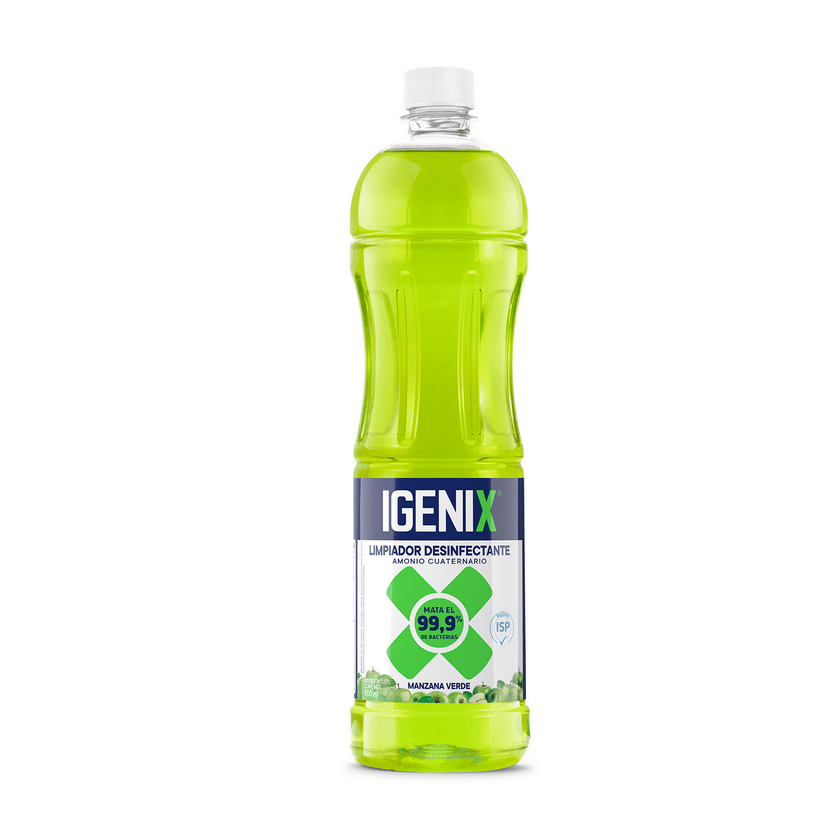 Limpiador Desinfectante Igenix Manzana Verde 900 ml – Higiesol