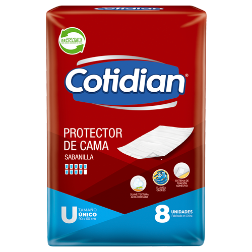 protector de cama Cotidian 8 unidades – Higiesol