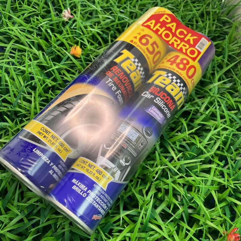 Pack Silicona 480cc + Renovador Neumaticos Team. 650cc – Higiesol