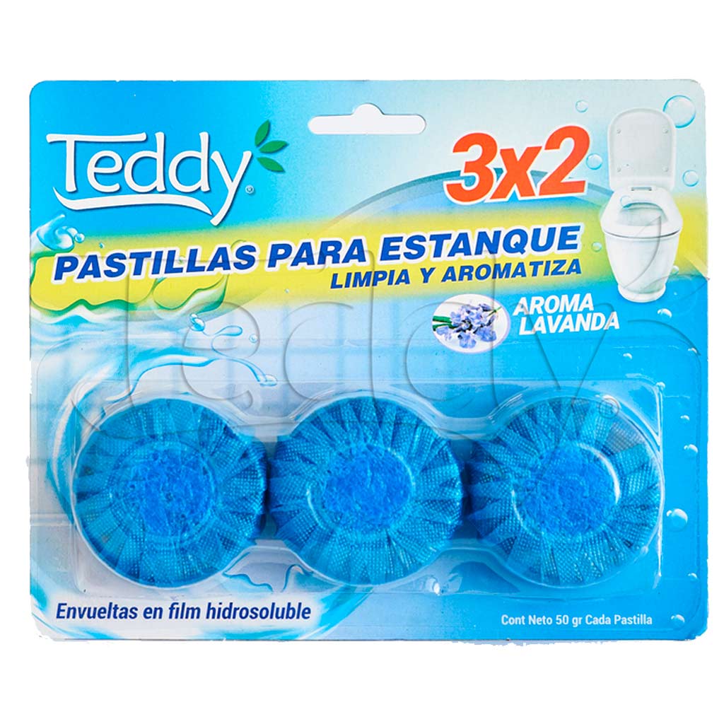 Pastilla Estanque Azul x 3 unidades Teddy – Higiesol